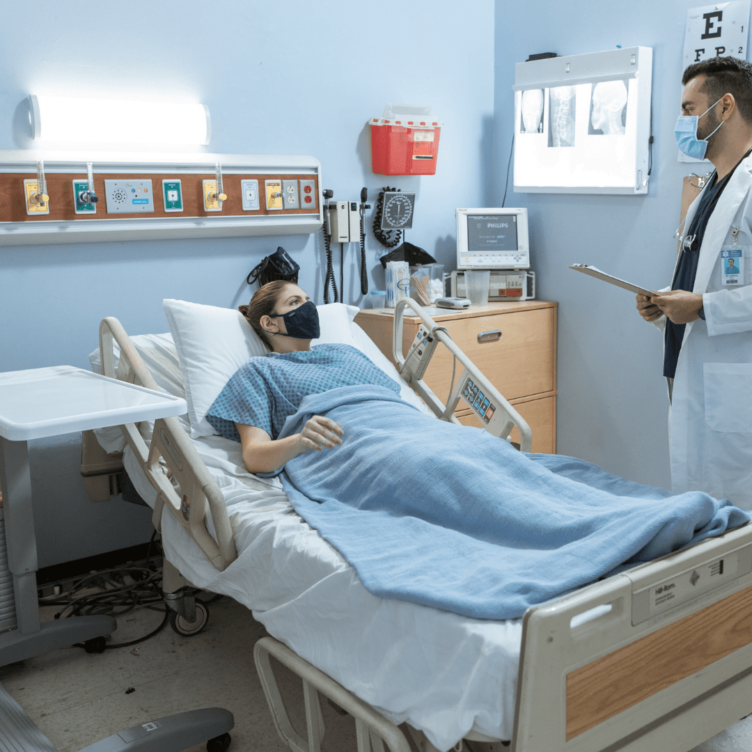 The impact of high case counts on hospital bed occupancy in Vancouver ...